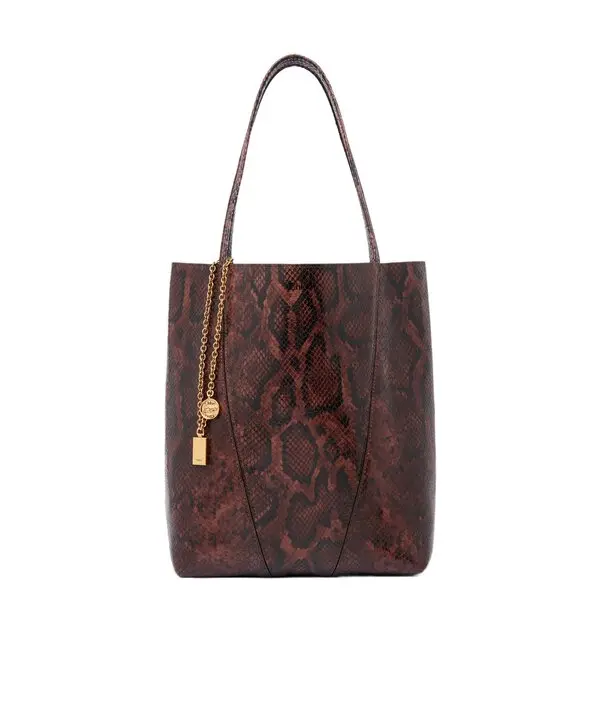 Chloé Spin Tote Bag - Brown