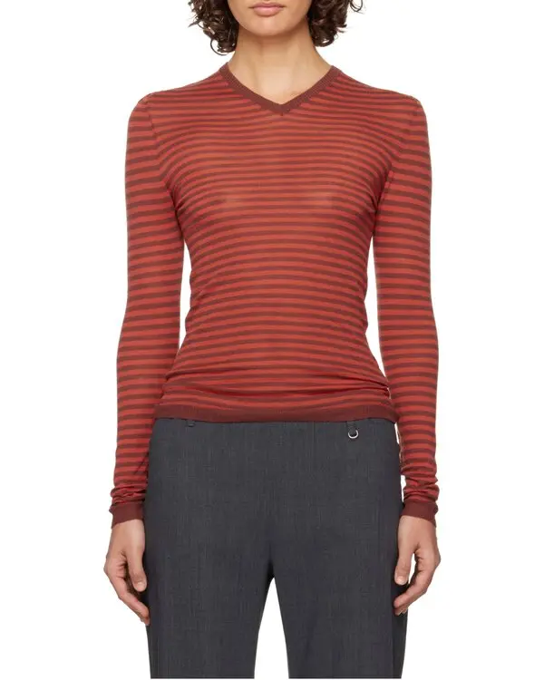 Paloma Wool Striped V-neck Pullover