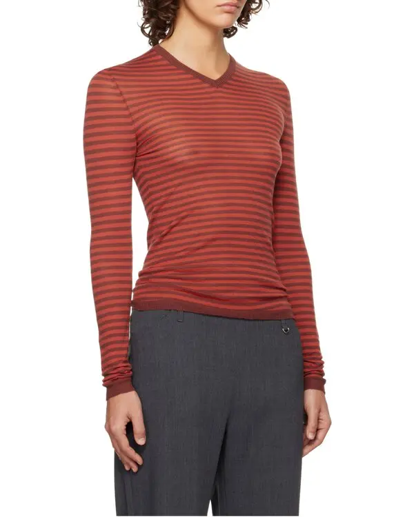 Paloma Wool Striped V-neck Pullover