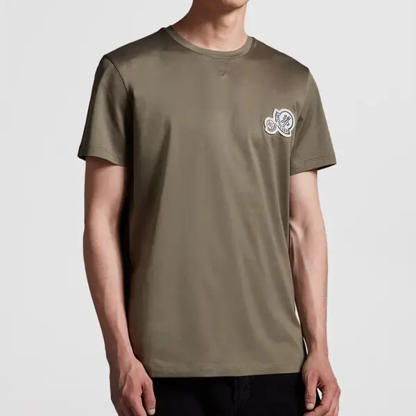 Moncler Double Logo Patch Crewneck T-shirt