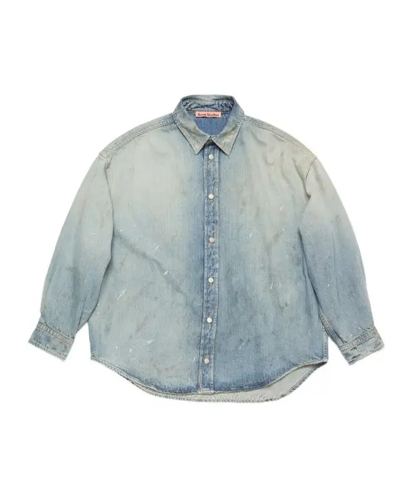 Acne Studios Distressed Denim Shirt