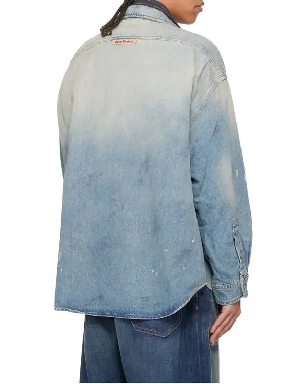 Acne Studios Distressed Denim Shirt