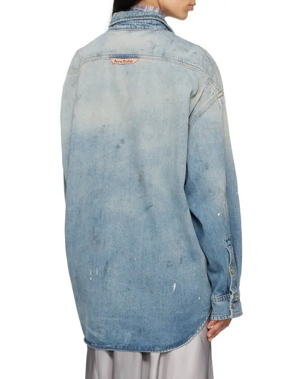 Acne Studios Distressed Denim Shirt