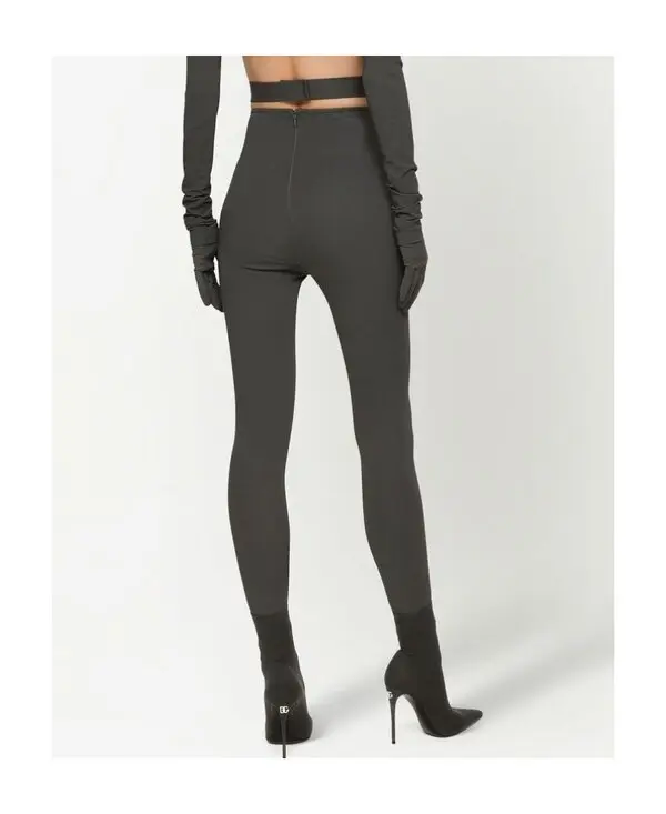Dolce & Gabbana Crossover-strap High-waisted Leggings