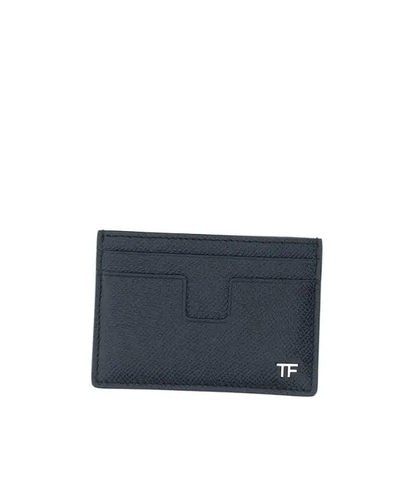 TOM FORD Logo-plaque Rectangle Wallet - Black