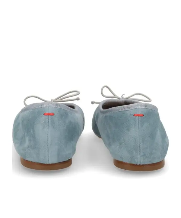 AeydĒ Bow Detailed Slip-on Flats - Gray