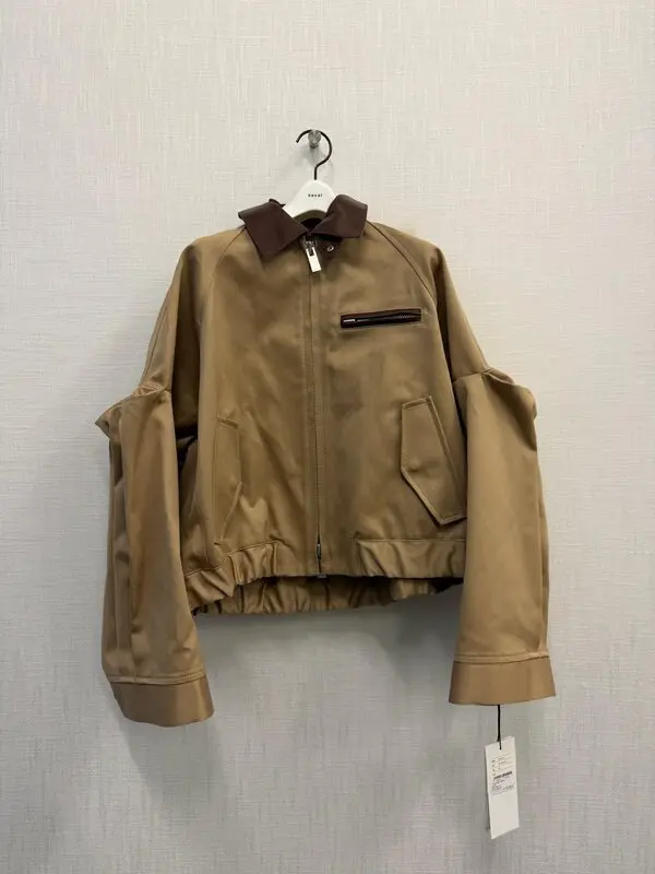 Sacai Chino Zipped Bomber Jacket