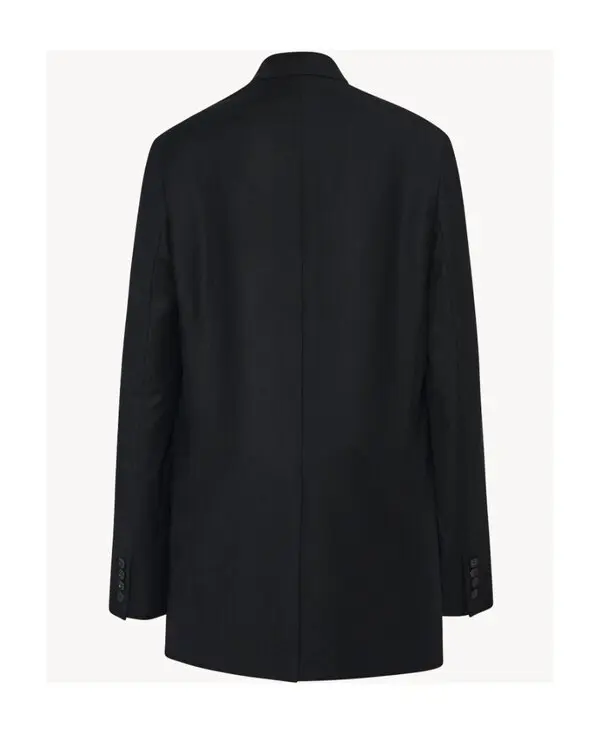THE ROW Dustina Virgin Wool Flannel Blazer