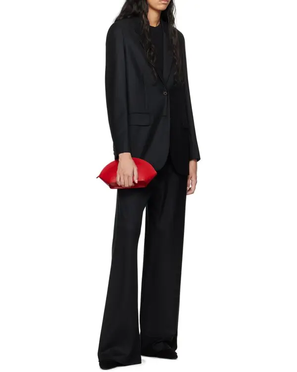 THE ROW Dustina Virgin Wool Flannel Blazer
