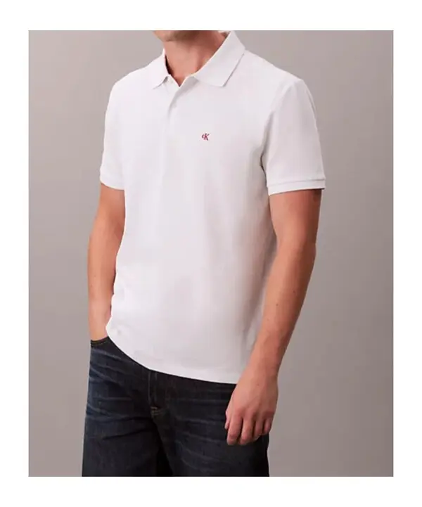 Calvin Klein Embroidered-logo Polo Shirt