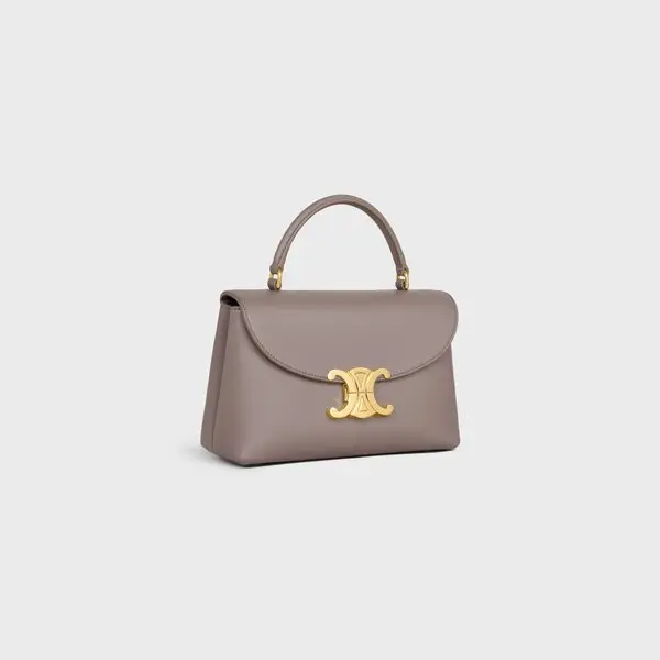 Celine Teen Nino Bag In Supple Grained Calfskin - Gray