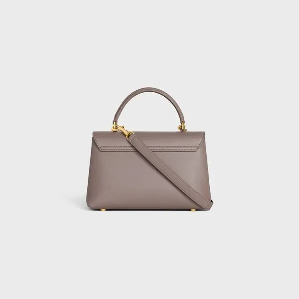 Celine Teen Nino Bag In Supple Grained Calfskin - Gray