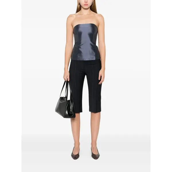 Paloma Wool Striped Casual Trousers - Black