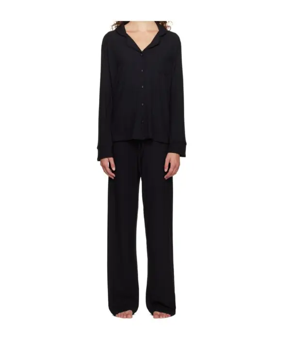 SKIMS Soft Lounge Pajamas Set - Onyx