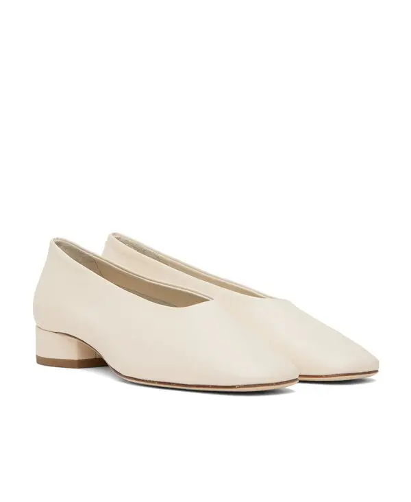 AeydĒ Delia Square-toe Ballet Flats