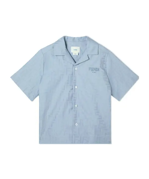 Fendi Ff Logo-jacquard Shirt