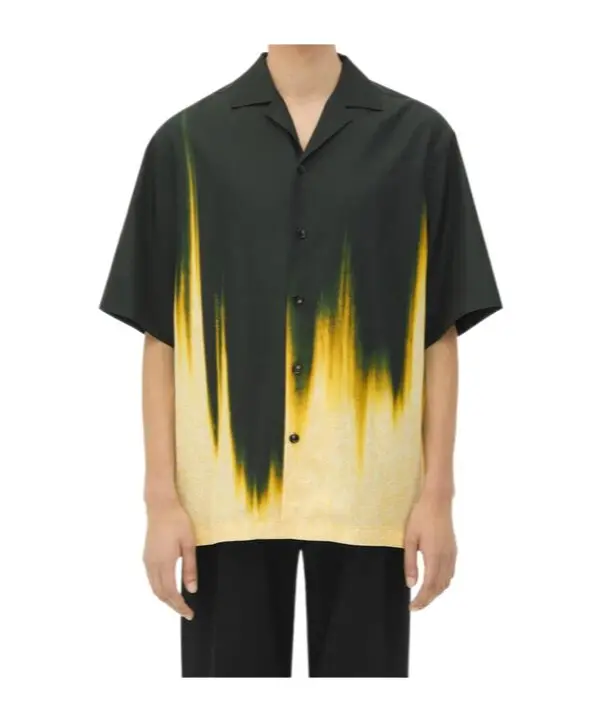 Bottega Veneta Viscose Degrade Petal Print Shirt