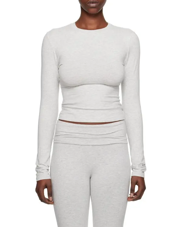 SKIMS Long-sleeved T-shirt - White