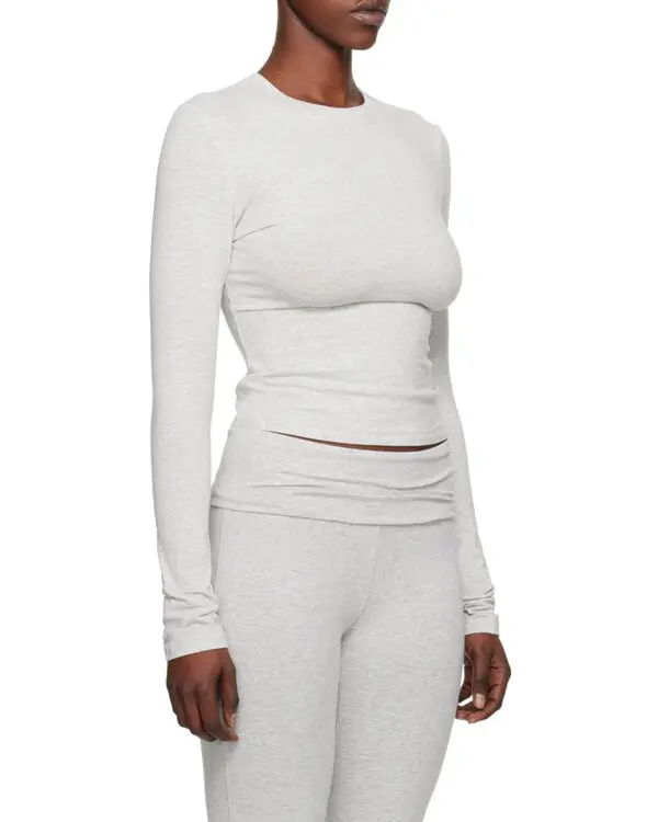 SKIMS Long-sleeved T-shirt - White