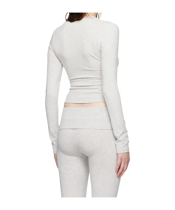 SKIMS Long-sleeved T-shirt - White