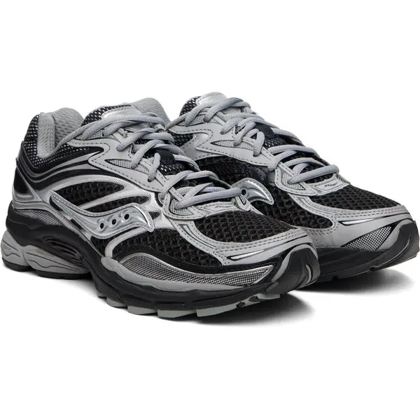 Saucony Progrid Omni 9 Mesh Sneakers - Black/silver