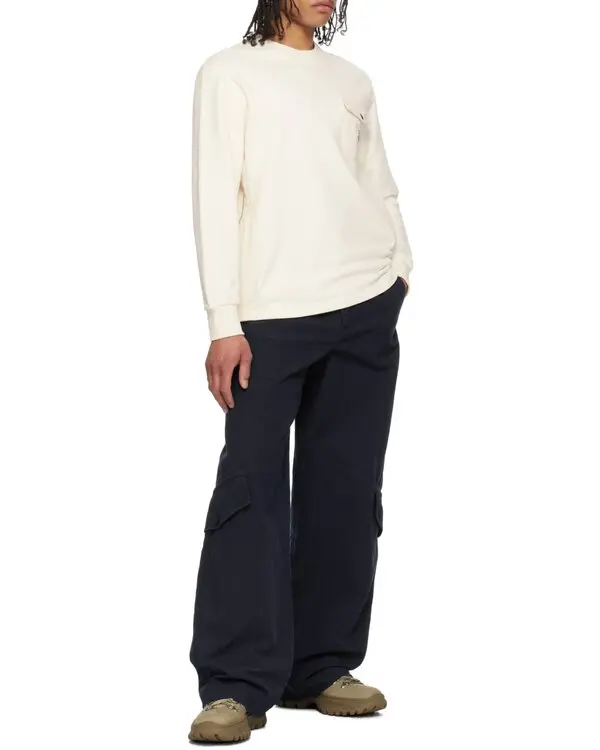 Moncler Logo Patch Chest Pocket Crewneck Sweatshirt