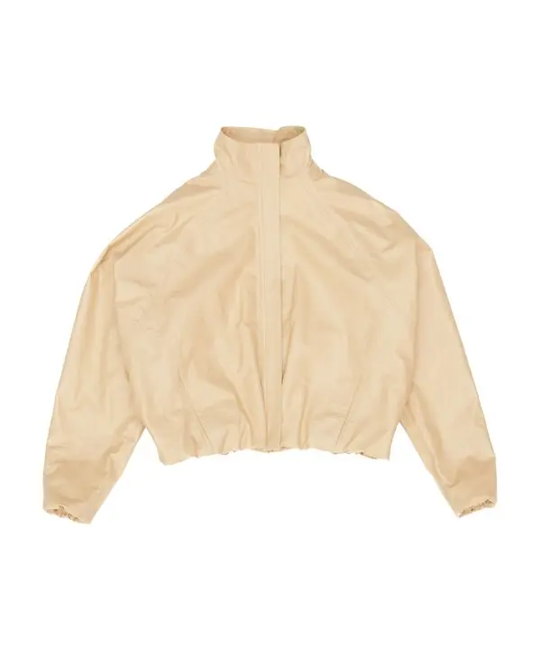 Alaïa High-neck Leather Jacket