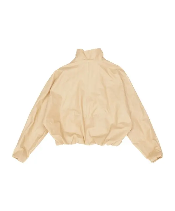 Alaïa High-neck Leather Jacket