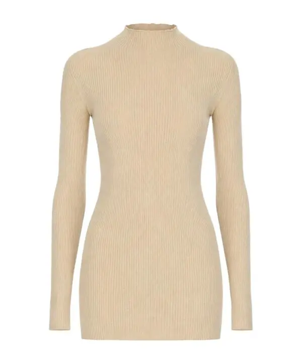 Rick Owens Ribbed-knit High-neck Sweater