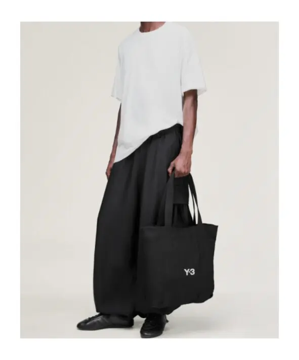 Y3 Logo Printed Tote Bag