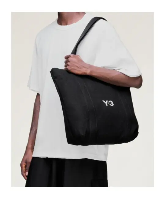 Y3 Logo Printed Tote Bag