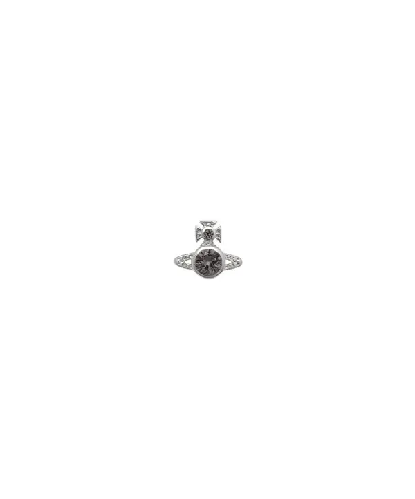 VIVIENNE WESTWOOD Man. London Orb Single Stud - Platinum/gray