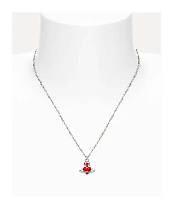 VIVIENNE WESTWOOD Orb Pendant Chained Necklace