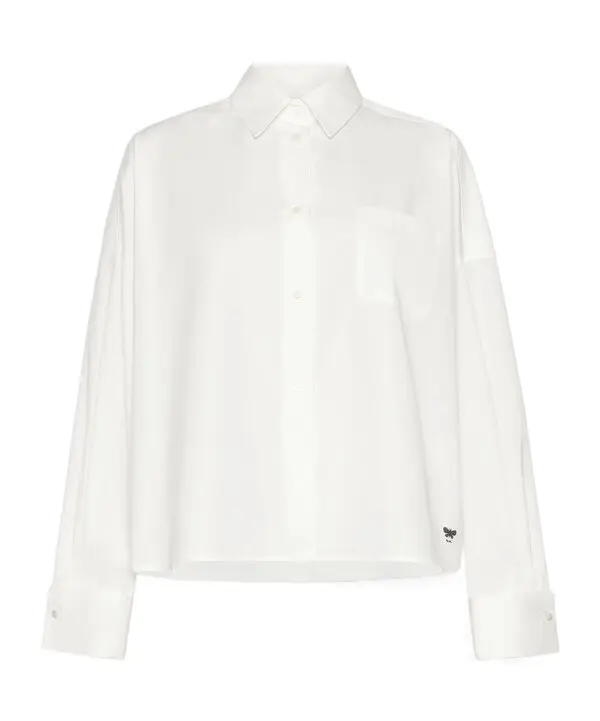 Max Mara Cotton Poplin Shirt - White
