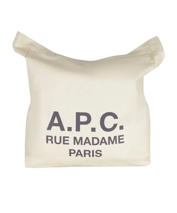 A.p.c. Madame 2.0 Logo Tote Bag - White