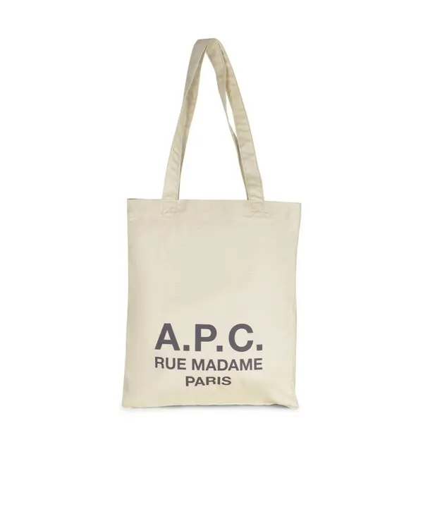 A.p.c. Madame 2.0 Logo Tote Bag - White