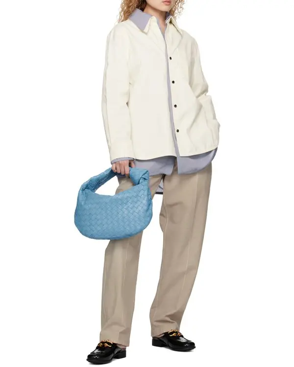 Bottega Veneta Printed Leather Casual Pants