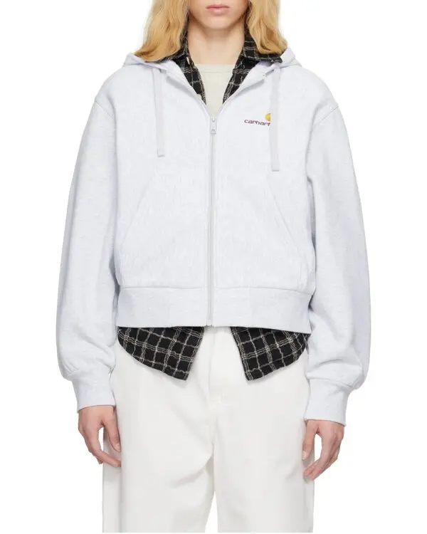 Carhartt Work In Progress American Script Zipped Hoodie