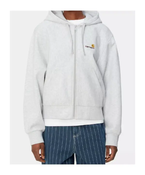 Carhartt Work In Progress American Script Zipped Hoodie