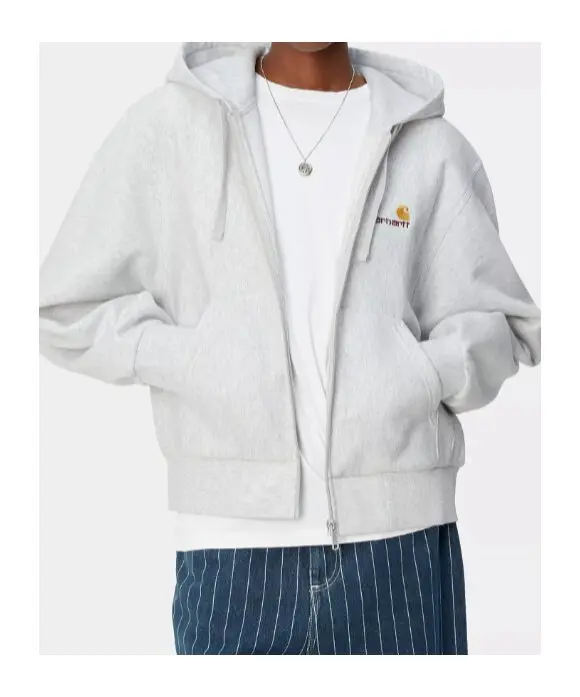 Carhartt Work In Progress American Script Zipped Hoodie