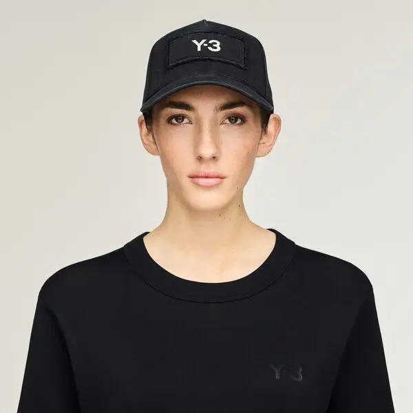 Y3 Race Logo Printed Cap