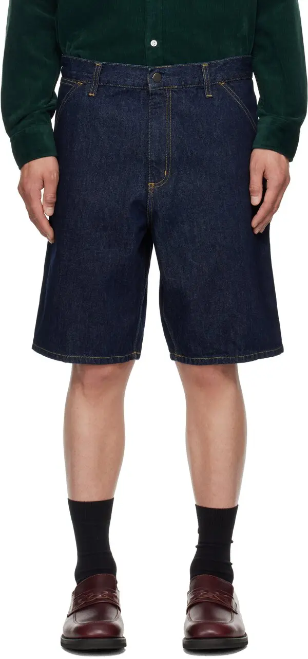 Carhartt Work In Progress Single Knee Denim Shorts