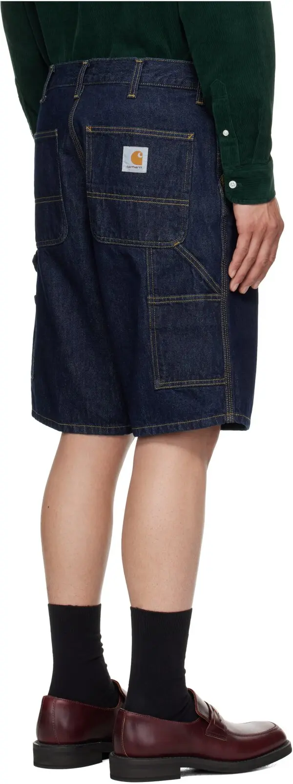Carhartt Work In Progress Single Knee Denim Shorts