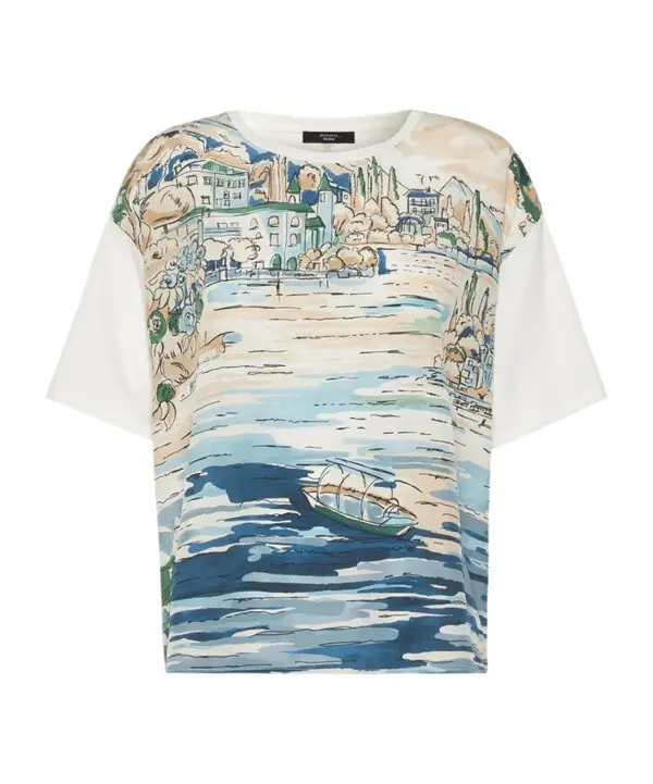 Max Mara Printed T-shirt