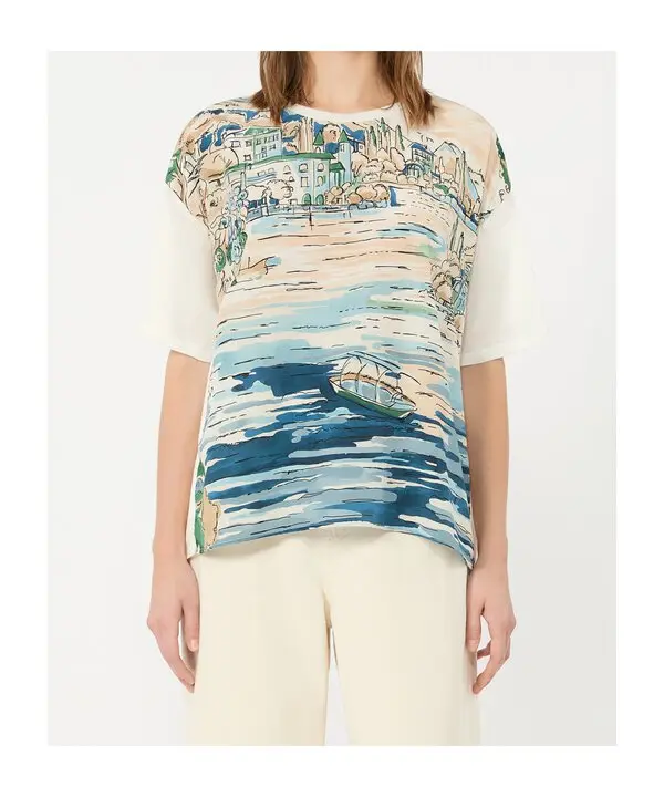Max Mara Printed T-shirt