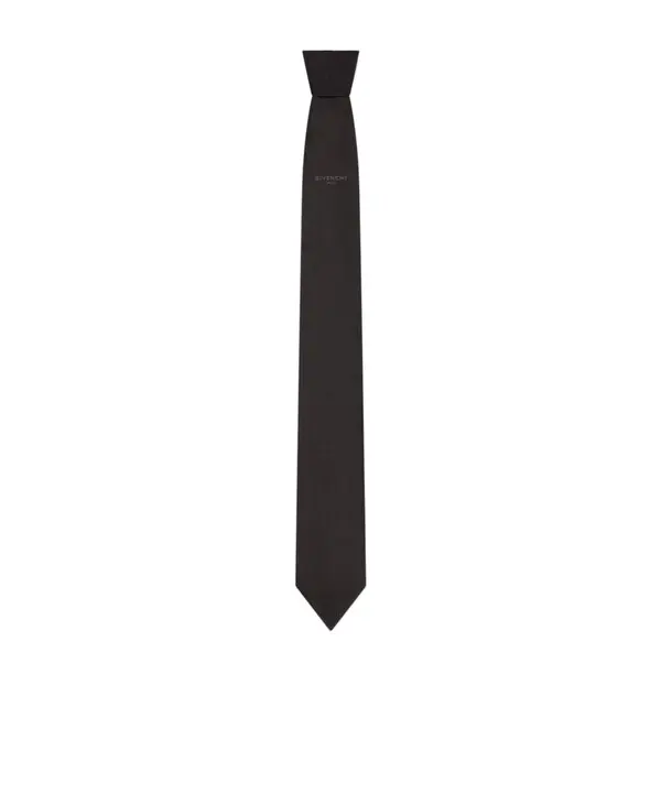 Givenchy Paris Silk Jacquard Neck Tie