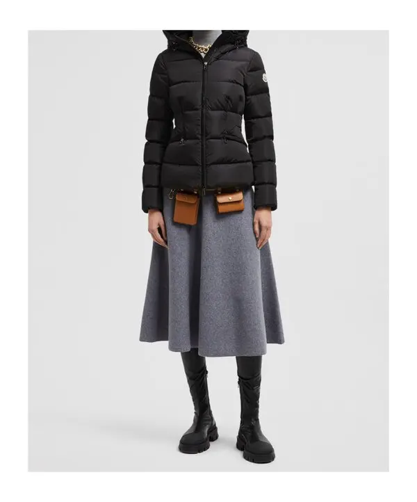 Moncler Avoce Short Down Jacket - Black