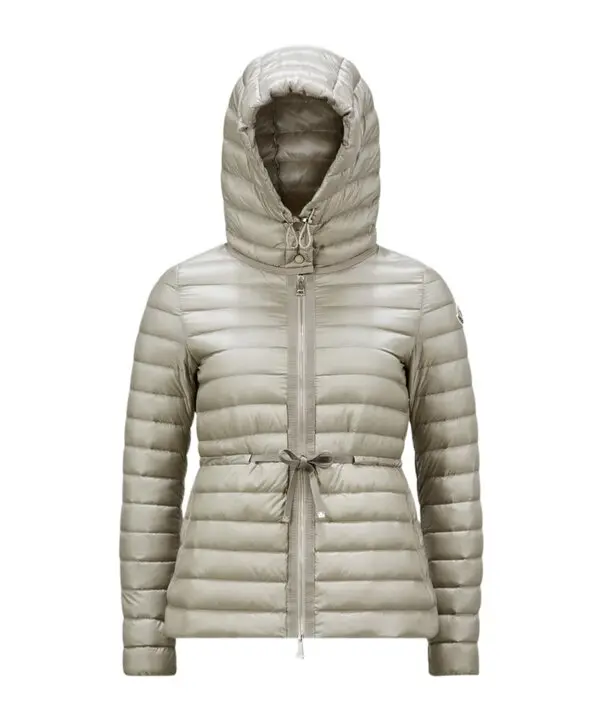 Moncler Raie Short Down Jacket - Light Gray