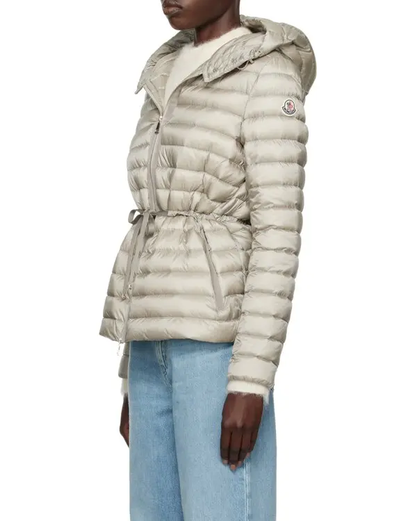 Moncler Raie Short Down Jacket - Light Gray