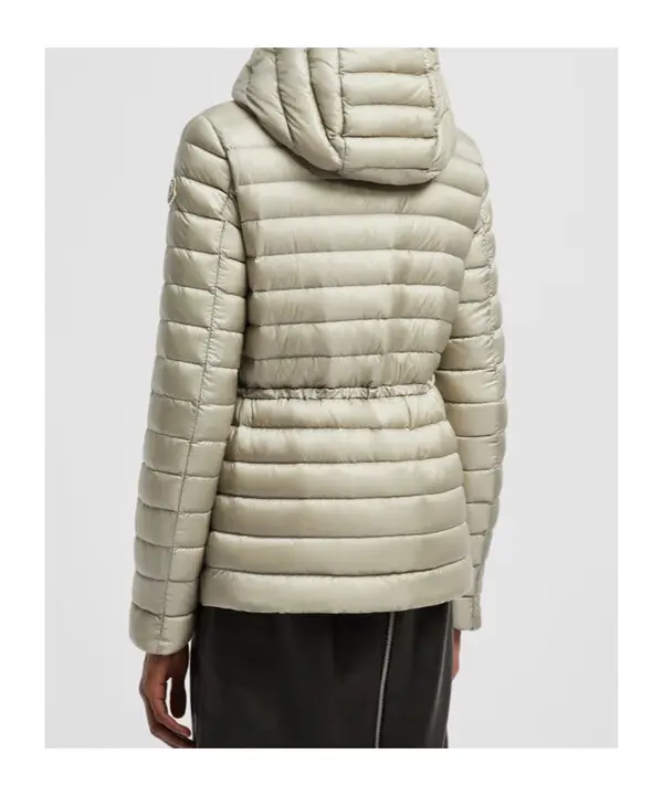Moncler Raie Short Down Jacket - Light Gray